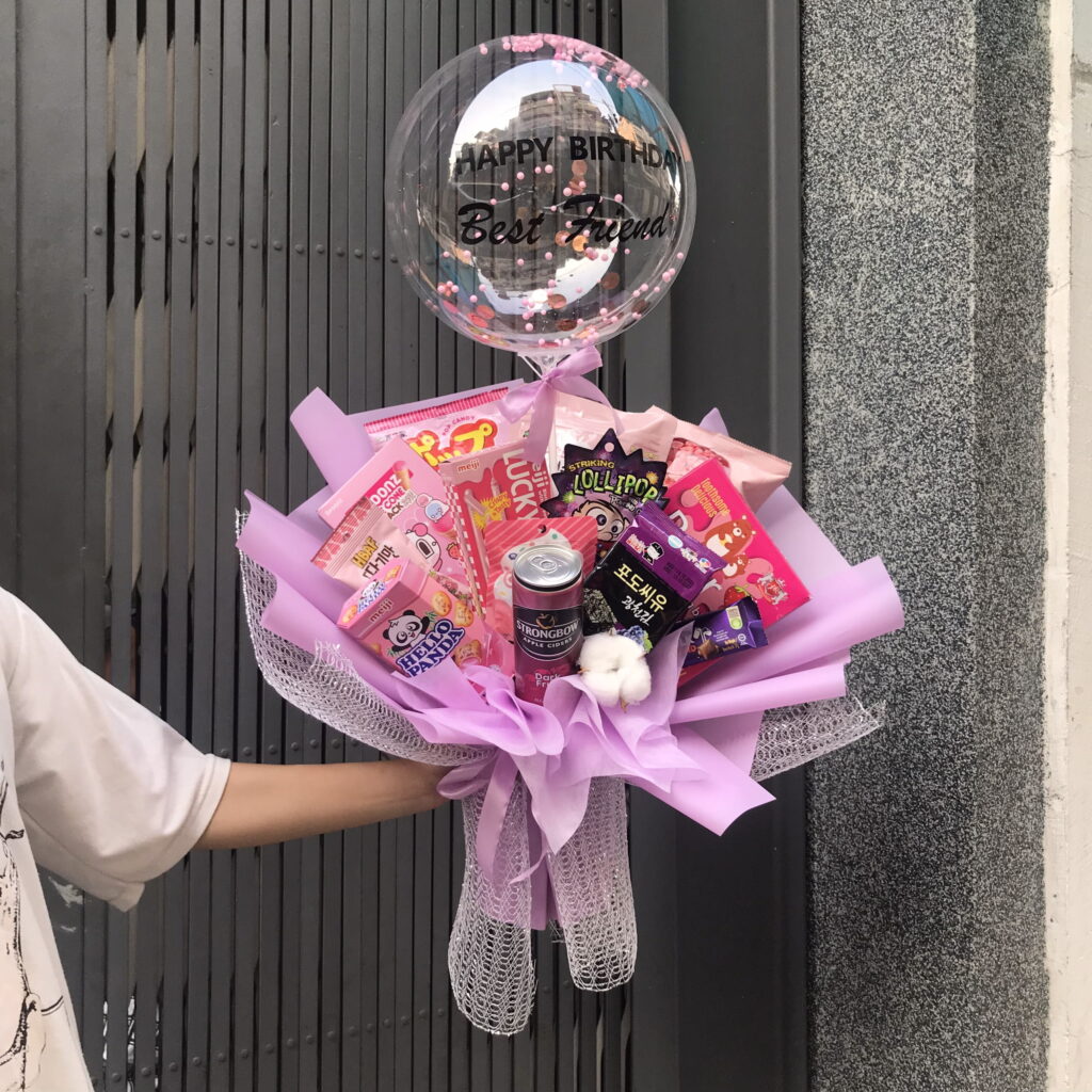 Bó Hoa Bánh Kẹo Sanck SnackB BBK017